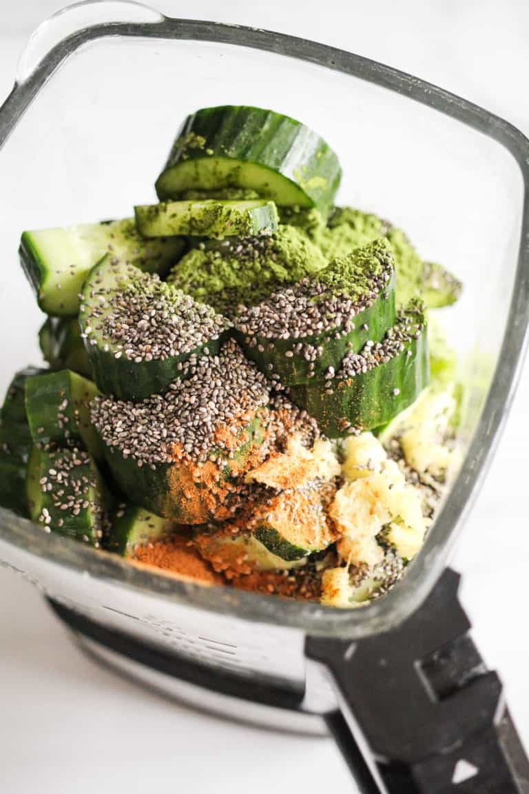 High-Protein Green Apple Lentil Smoothie - Grateful Grazer
