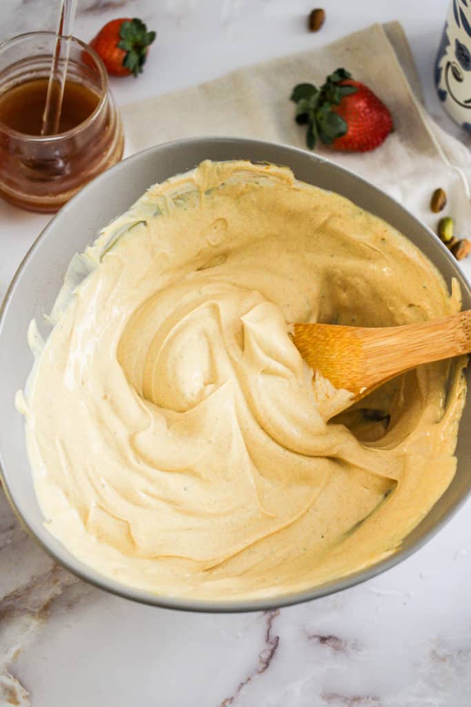 Golden Yogurt Bowl with Honey and Turmeric - Grateful Grazer